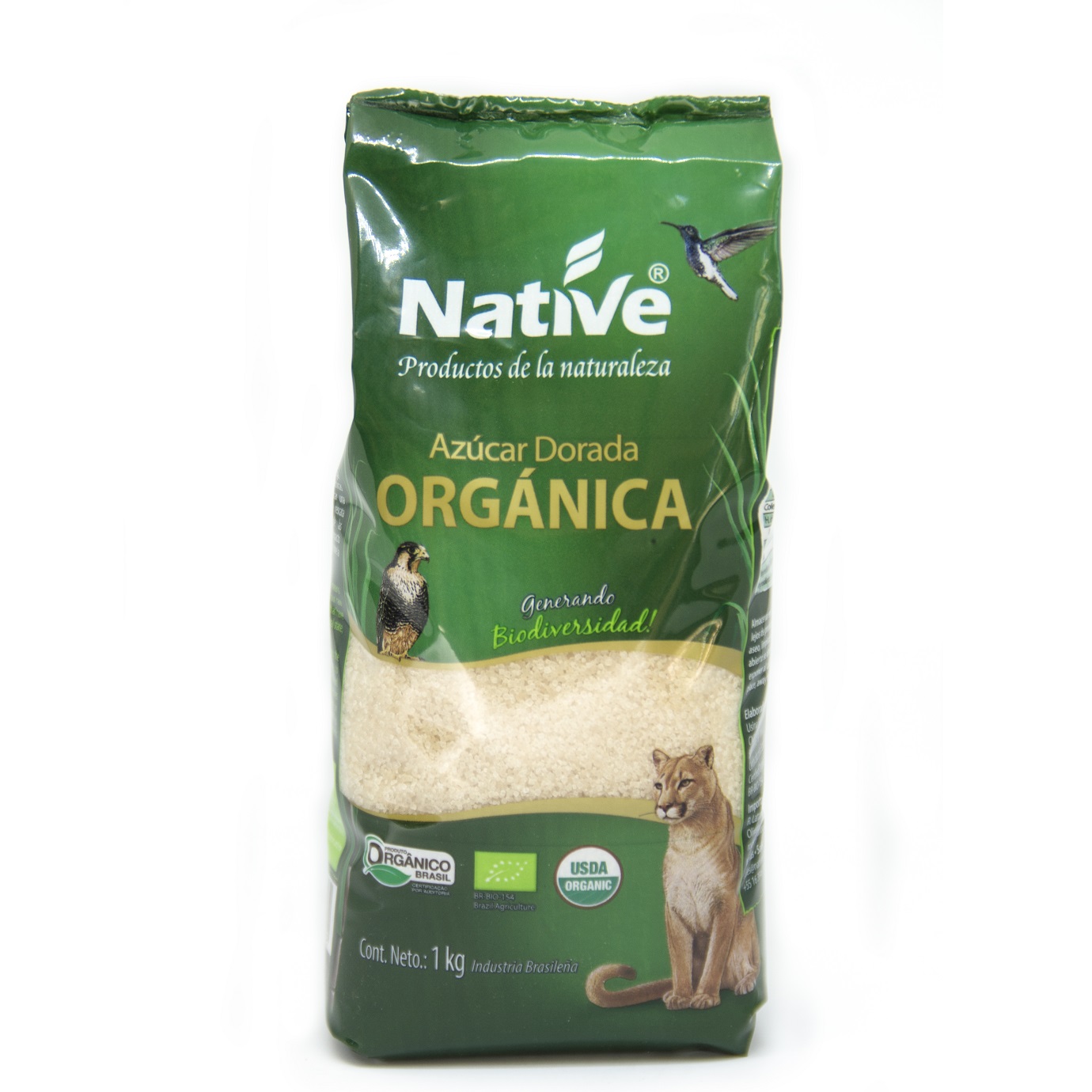 AZUCAR RUBIA ORGANICA NATIVE 1 KG - Sanomarket