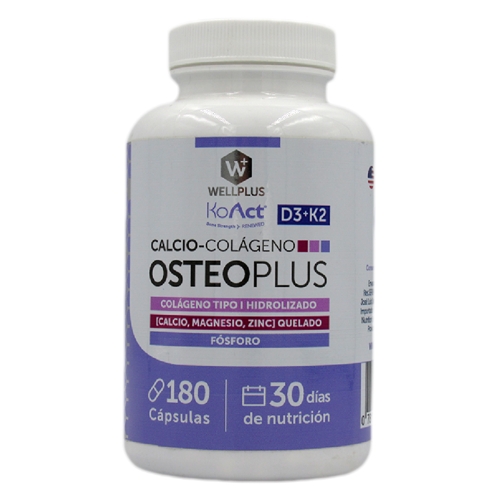 OSTEOPLUS WELLPLUS 180 CAPSULAS - Sanomarket