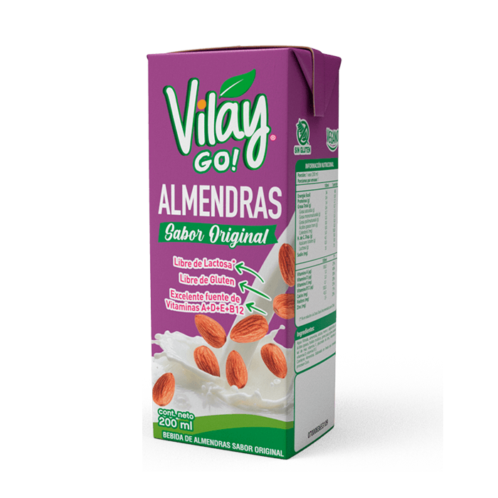 LECHE VEGETAL DE ALMENDRA ORIGINAL VILAY 200 ML - Sanomarket