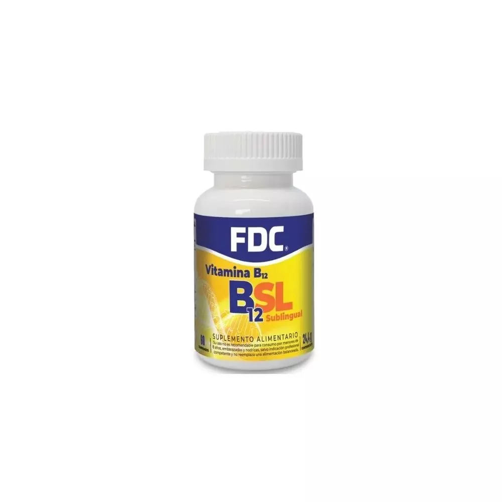 VITAMINA B12 SL FDC 60 COMPRIMIDOS - Sanomarket